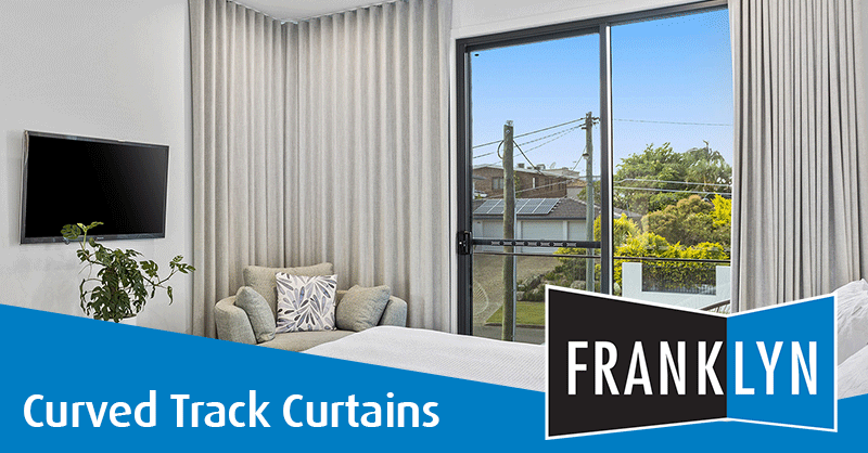 Curved Curtains | Custom made by Franklyn to suit your home.