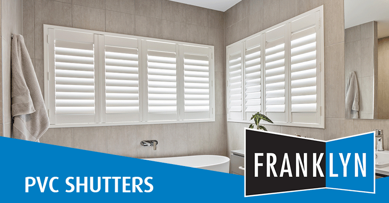 PVC Shutters | Franklyn Nufusion Shutters 20 Year Warranty.