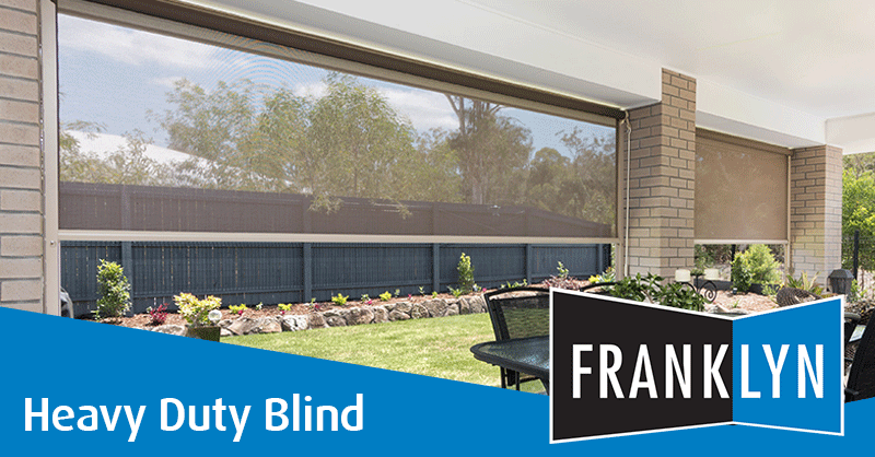 Heavy Duty Channel | Outdoor Blind by Franklyn made local.